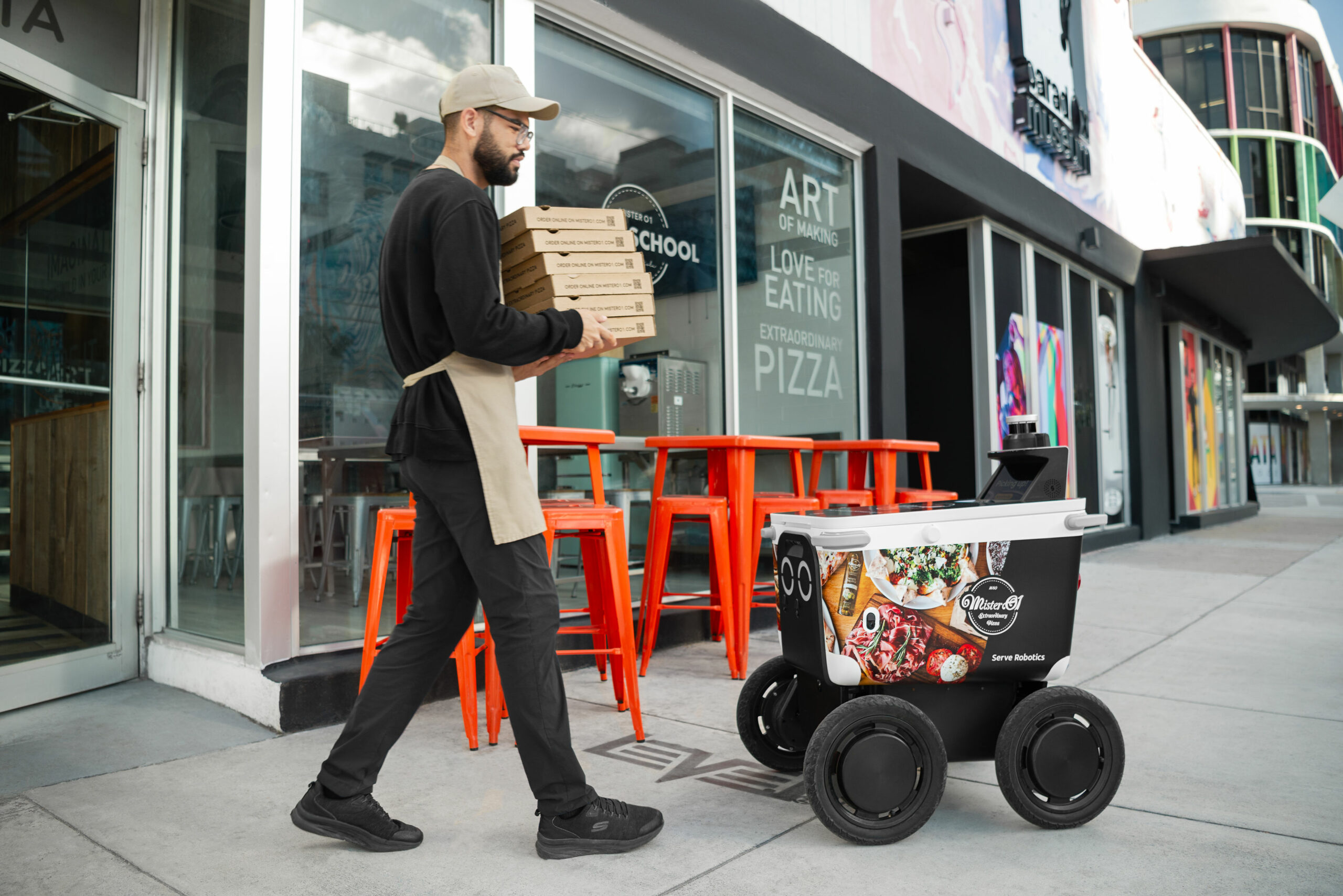 Look down and all around: More delivery robots are on their way ...